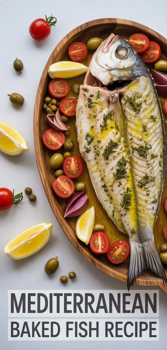 Mediterranean Baked Fish Recipe - Iberian Eats