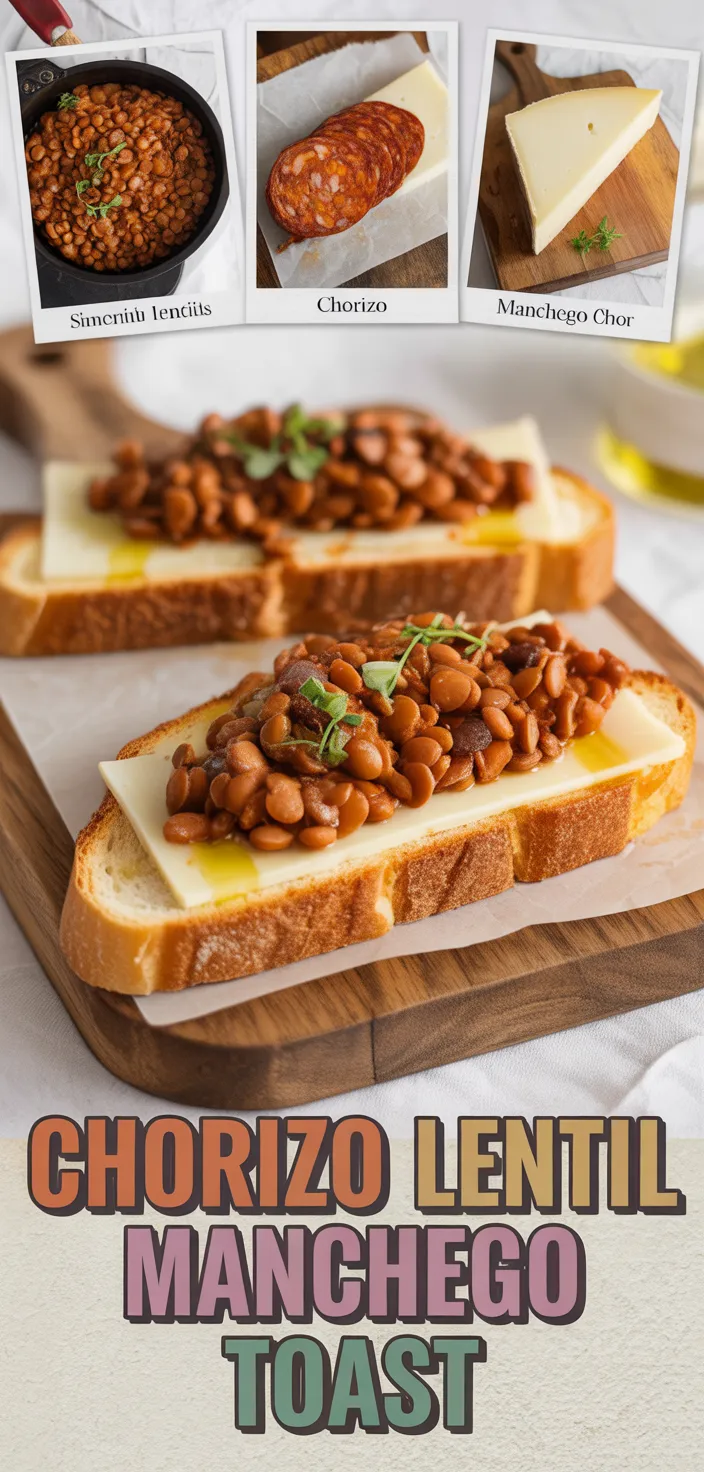 Soupy Spanish Lentils With Chorizo And Manchego Toast Recipe - Iberian Eats
