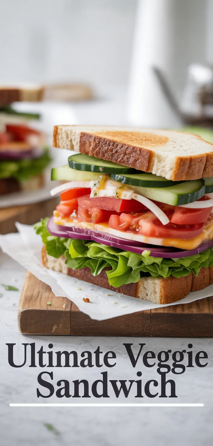 Ultimate Veggie Sandwich Recipe - Iberian Eats