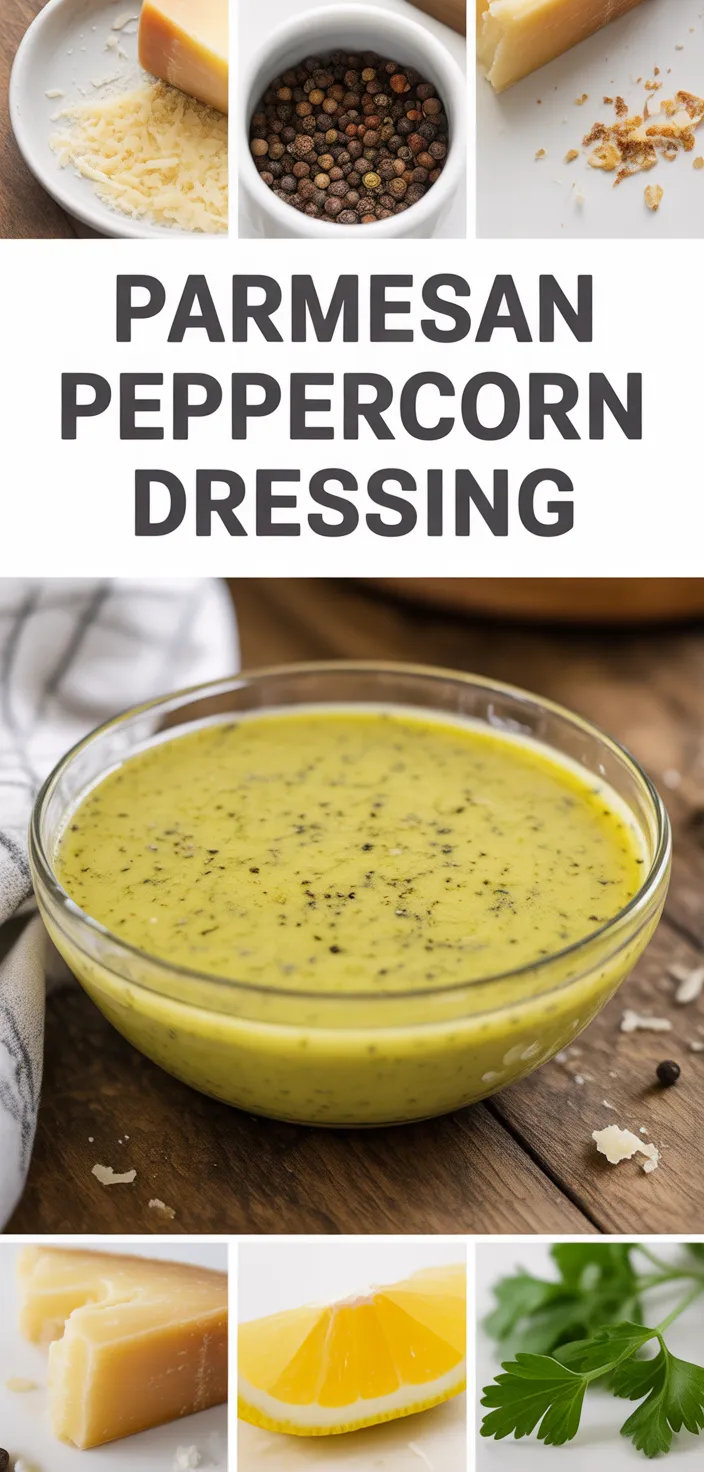 Parmesan Peppercorn Dressing Recipe - Iberian Eats