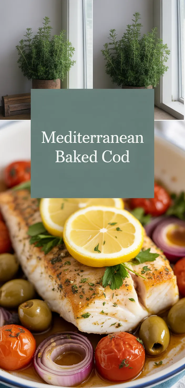 A Simple And Delicious Mediterranean Baked Cod Recipe - Iberian Eats